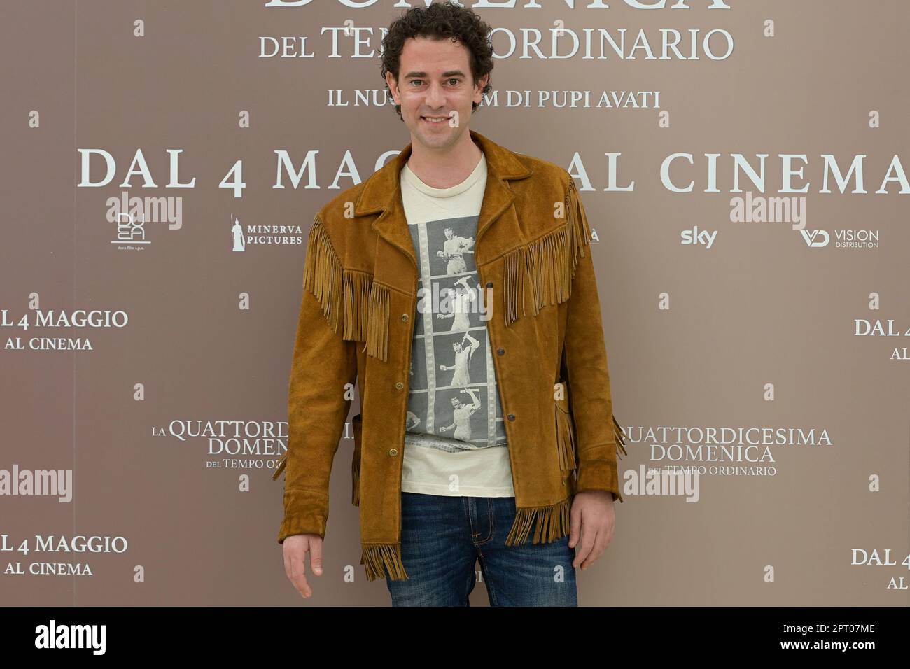 Rome, Italy. 27th Apr, 2023. Nick Russo attends at the photocall of the movie "La ...