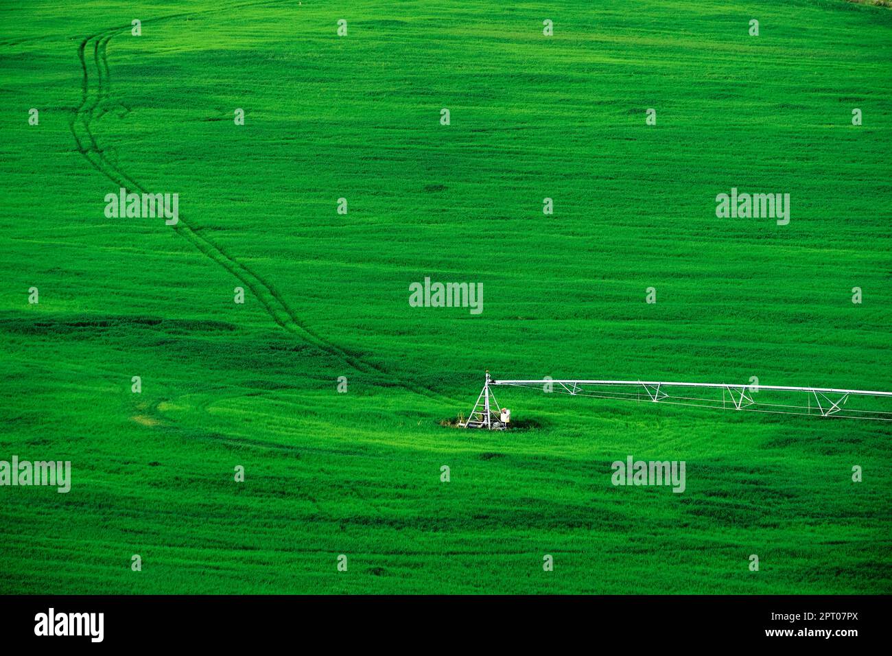 Irrigation pattern agriculture circle hi-res stock photography and images - Alamy
