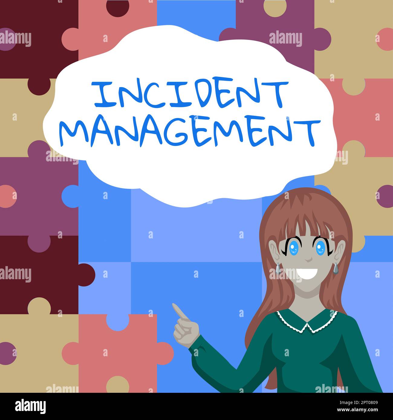 Handwriting text Incident Management, Word for Process to return ... Handwriting text Incident Management, Word for Process to return ...
