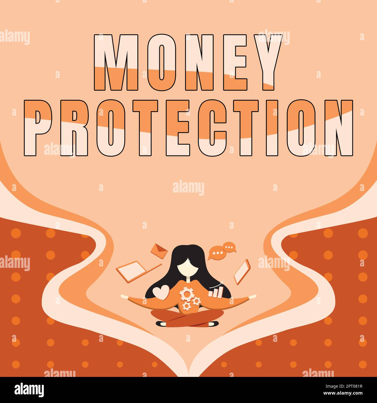 Hand writing sign Money Protectionprotects the rental money tenant pays ...