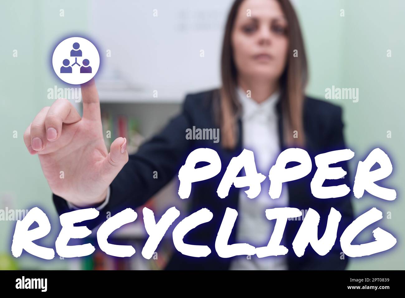 Inspiration showing sign Paper RecyclingUsing the waste papers in a new ...