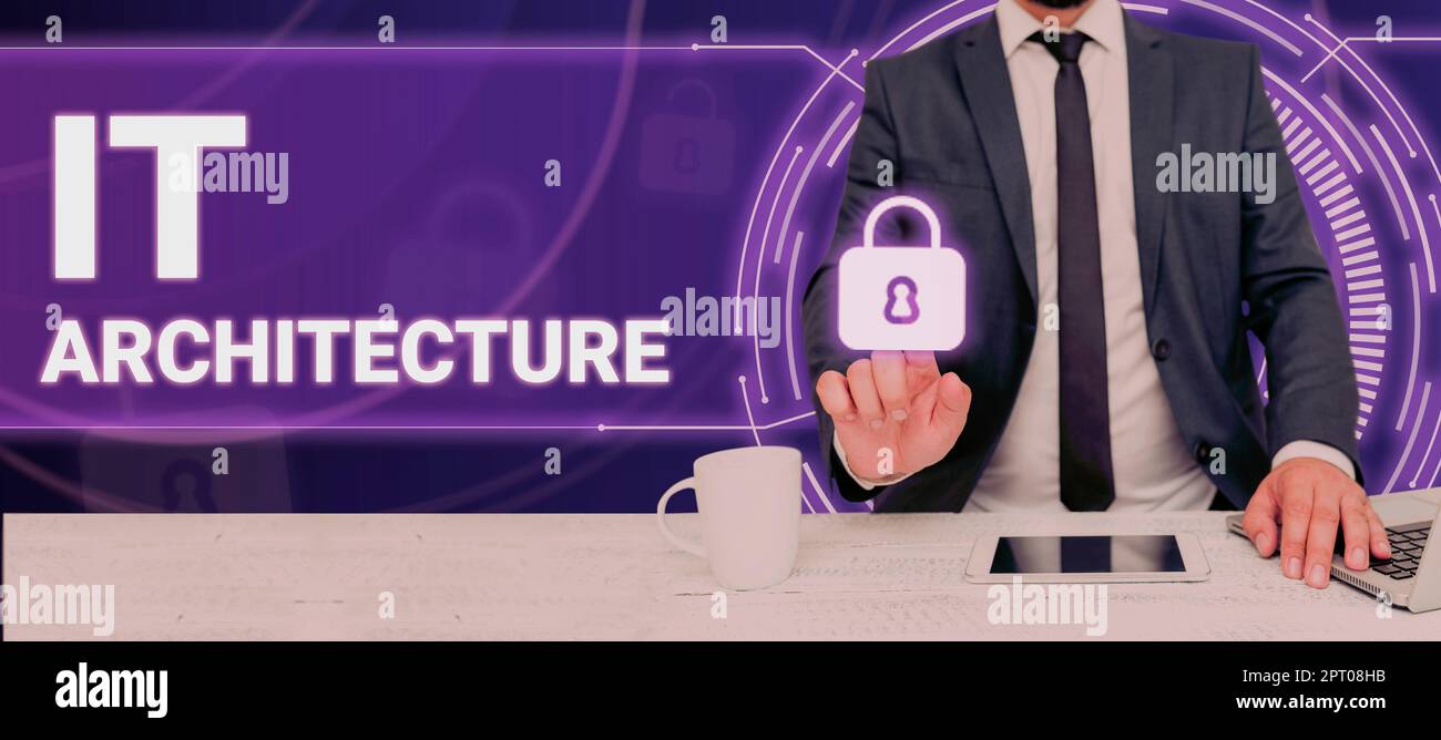 Sign Displaying It Architecturearchitecture Is Applied To The Process