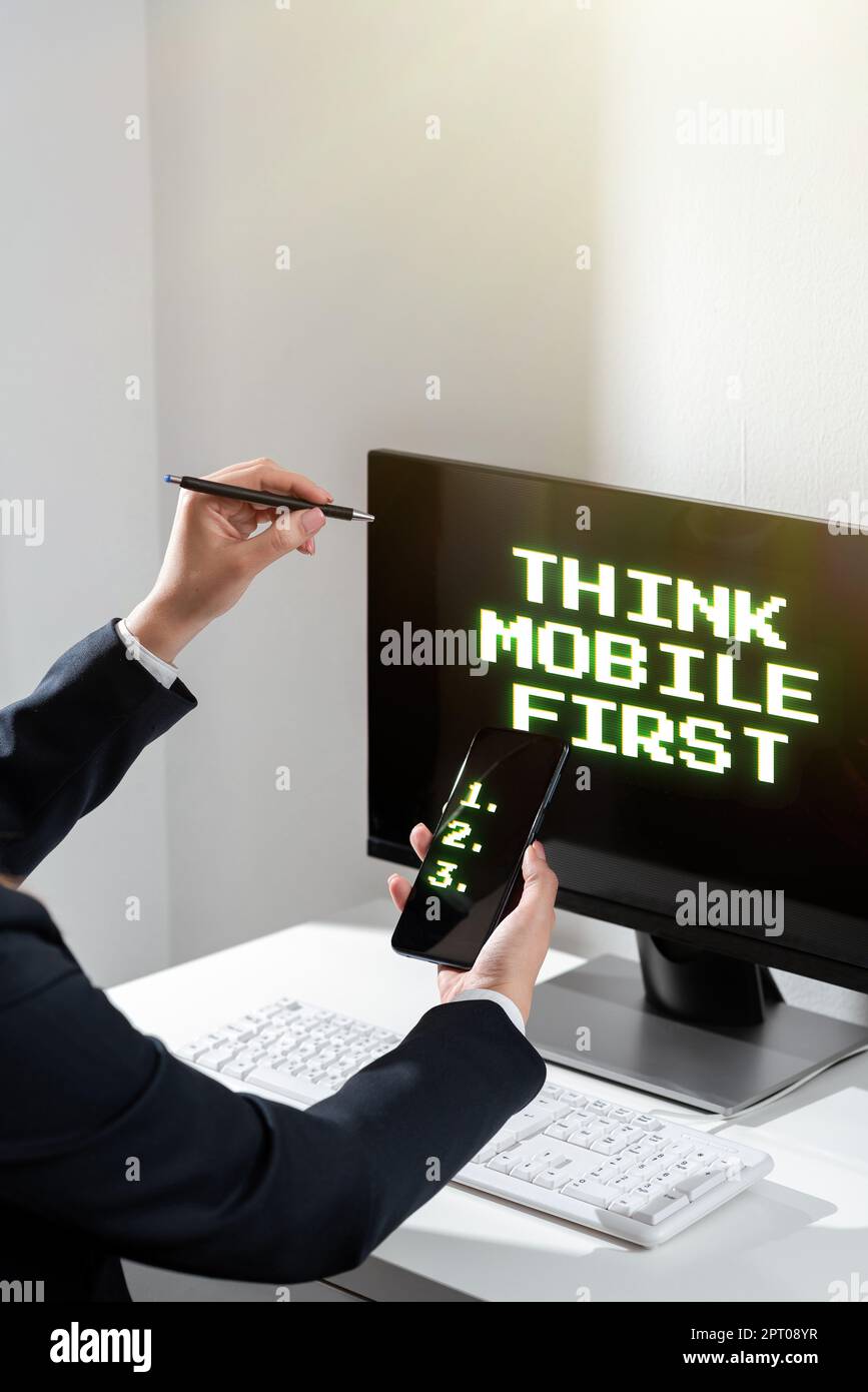 Writing displaying text Think Mobile FirstEasy Handheld Device ...