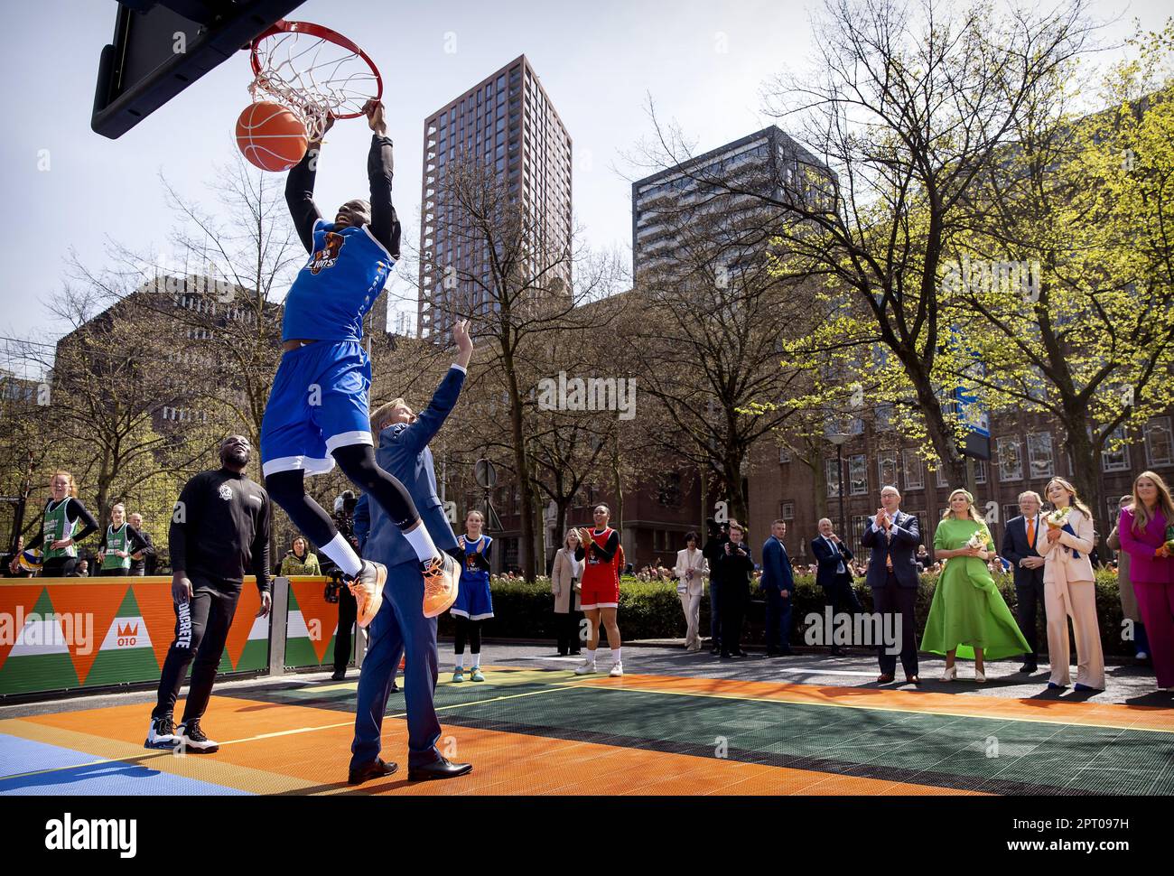 ROTTERDAM - King Willem-Alexander, Princess Amalia, Princess Ariane and ...