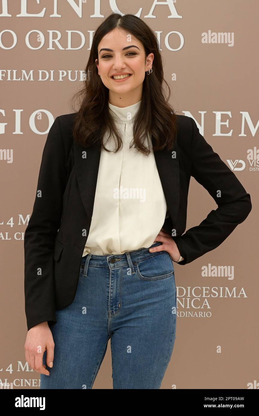 Rome, Italy. 27th Apr, 2023. Camilla Ciraolo attends at the photocall ...