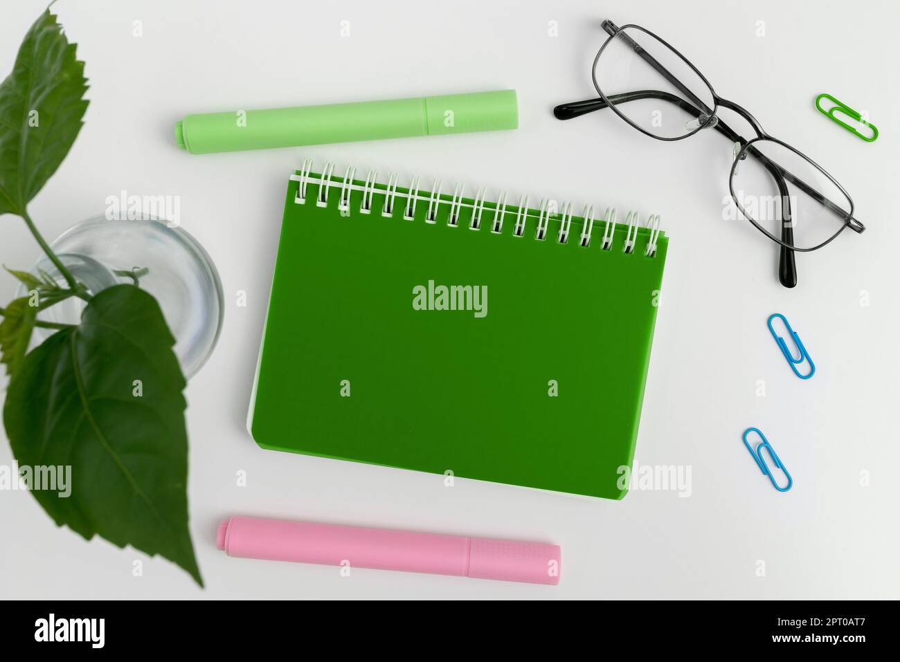 Multiple Assorted Collection Office Stationery Photo Placed Over Table ...