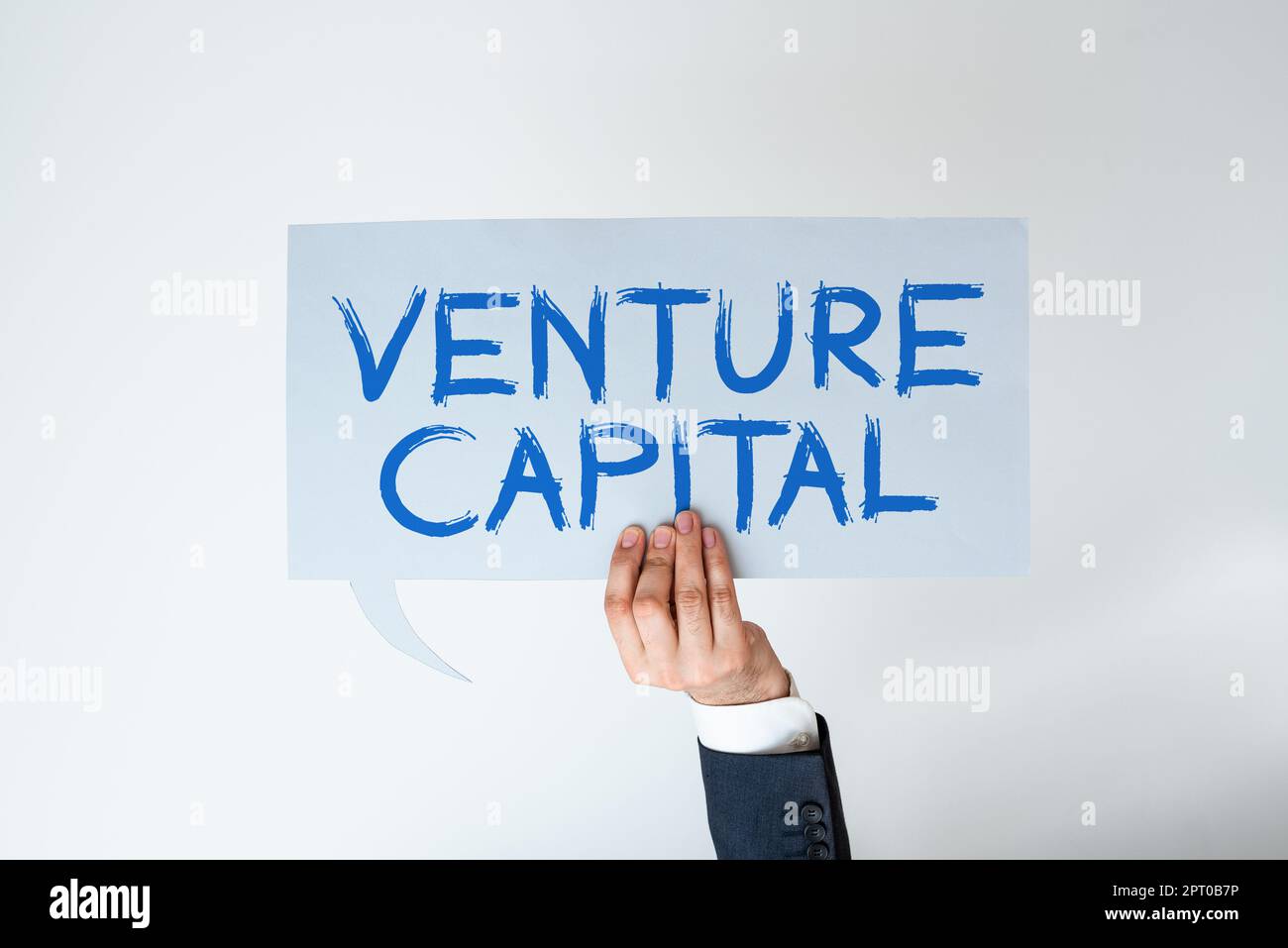 Hand writing sign Venture Capital, Word for available for investment in ...