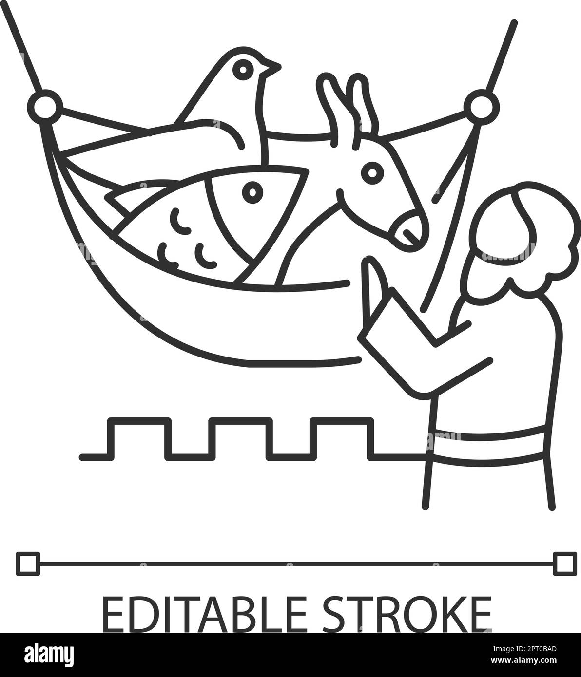 Apostle peter christ Stock Vector Images - Alamy