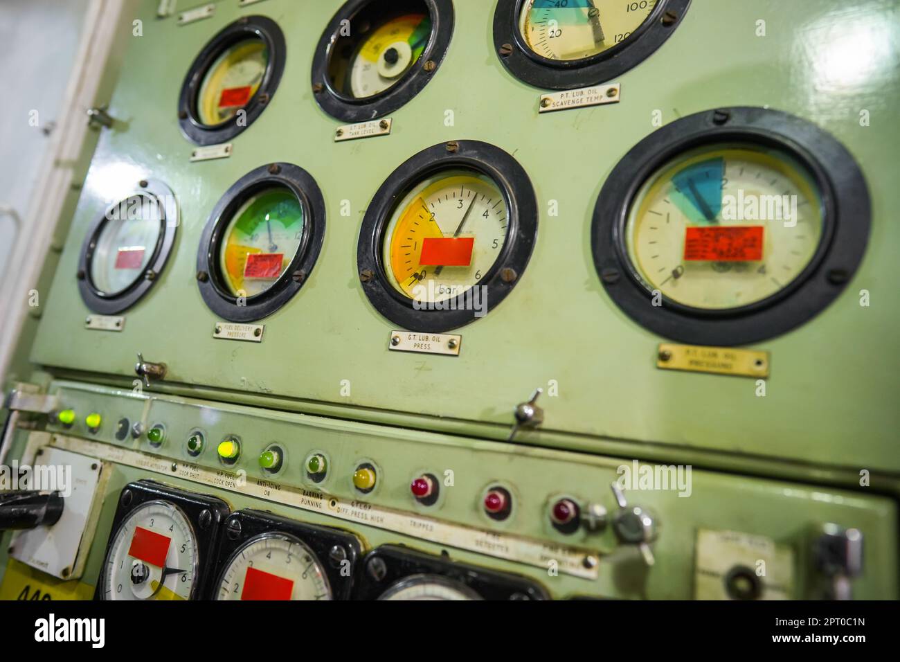 Image of a control panel with many buttons Stock Photo - Alamy