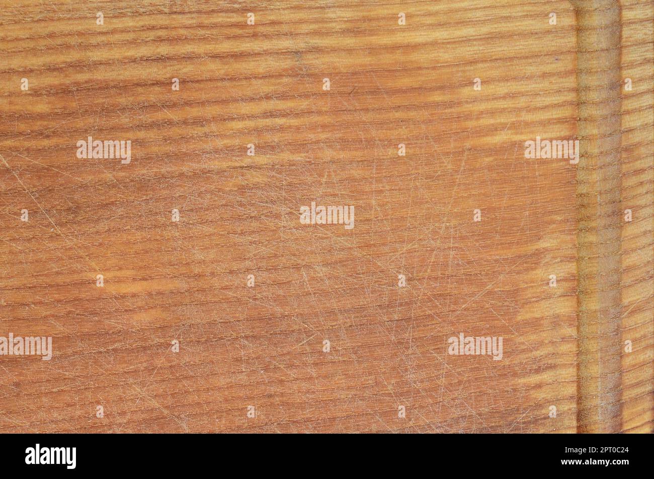 Detailed texture of the wooden cutting board with a lot of scars from ...