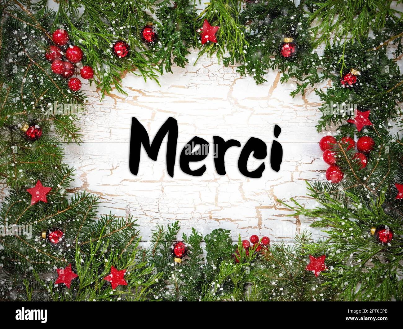 Green natural card merci means hi-res stock photography and images - Alamy