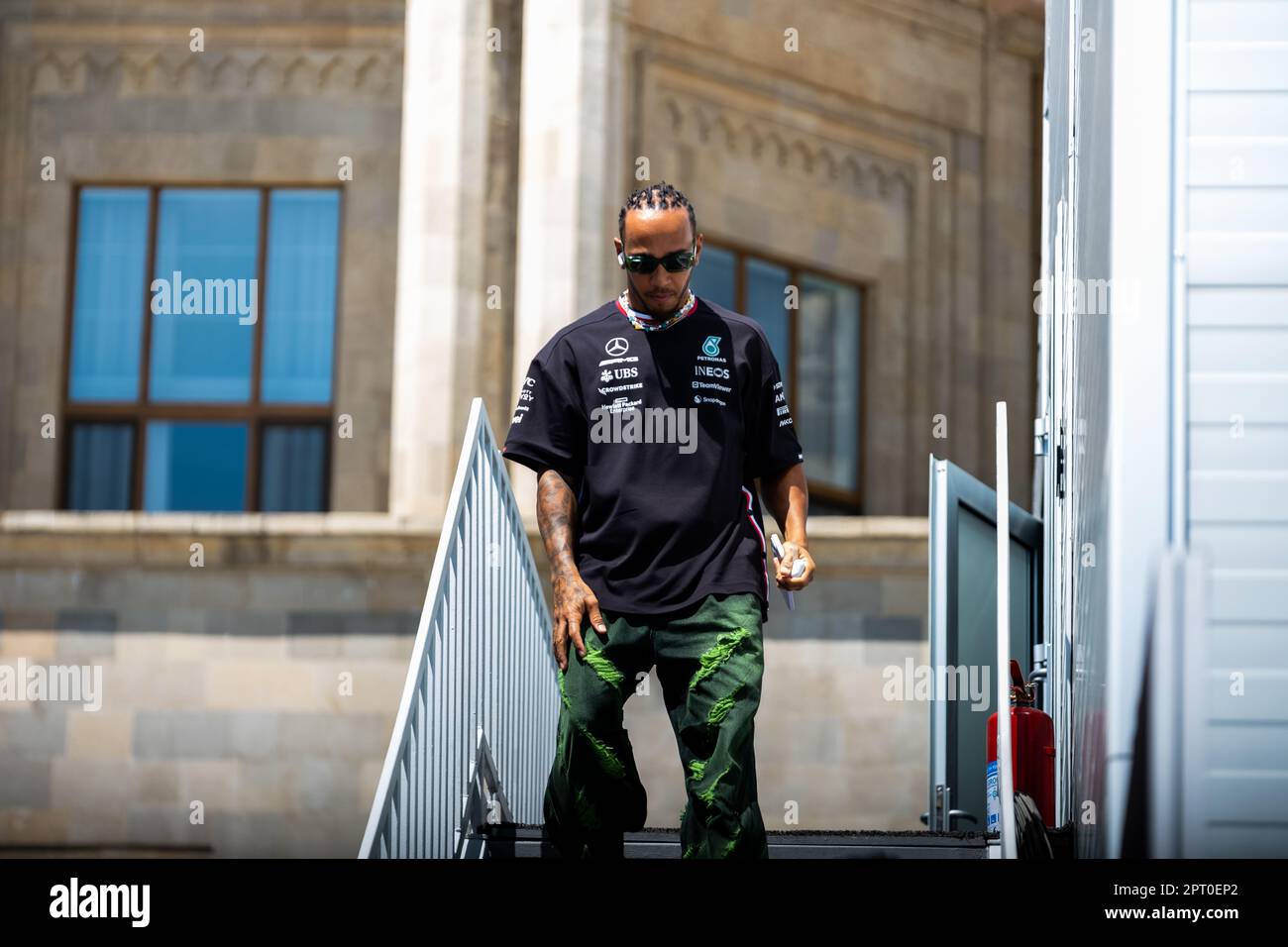 BAKU, AZERBAIJAN, baku city circuit, 27.April.2023: #44, Lewis HAMILTON ...
