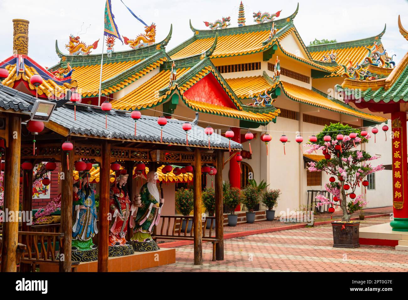 Temple Village at Pengerang Johor. Peninsular Malaysia.This is the ...