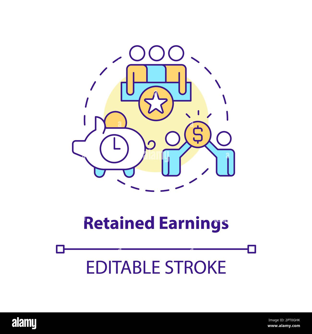 Retained profit Stock Vector Images - Alamy