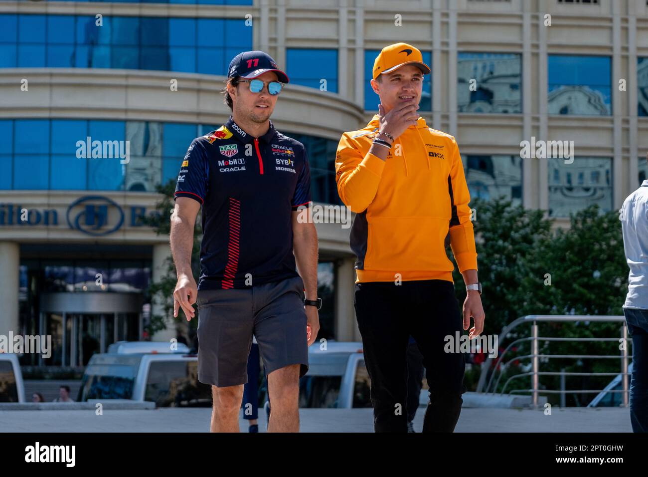 BAKU, AZERBAIJAN, baku city circuit, 27.April.2023: during the ...