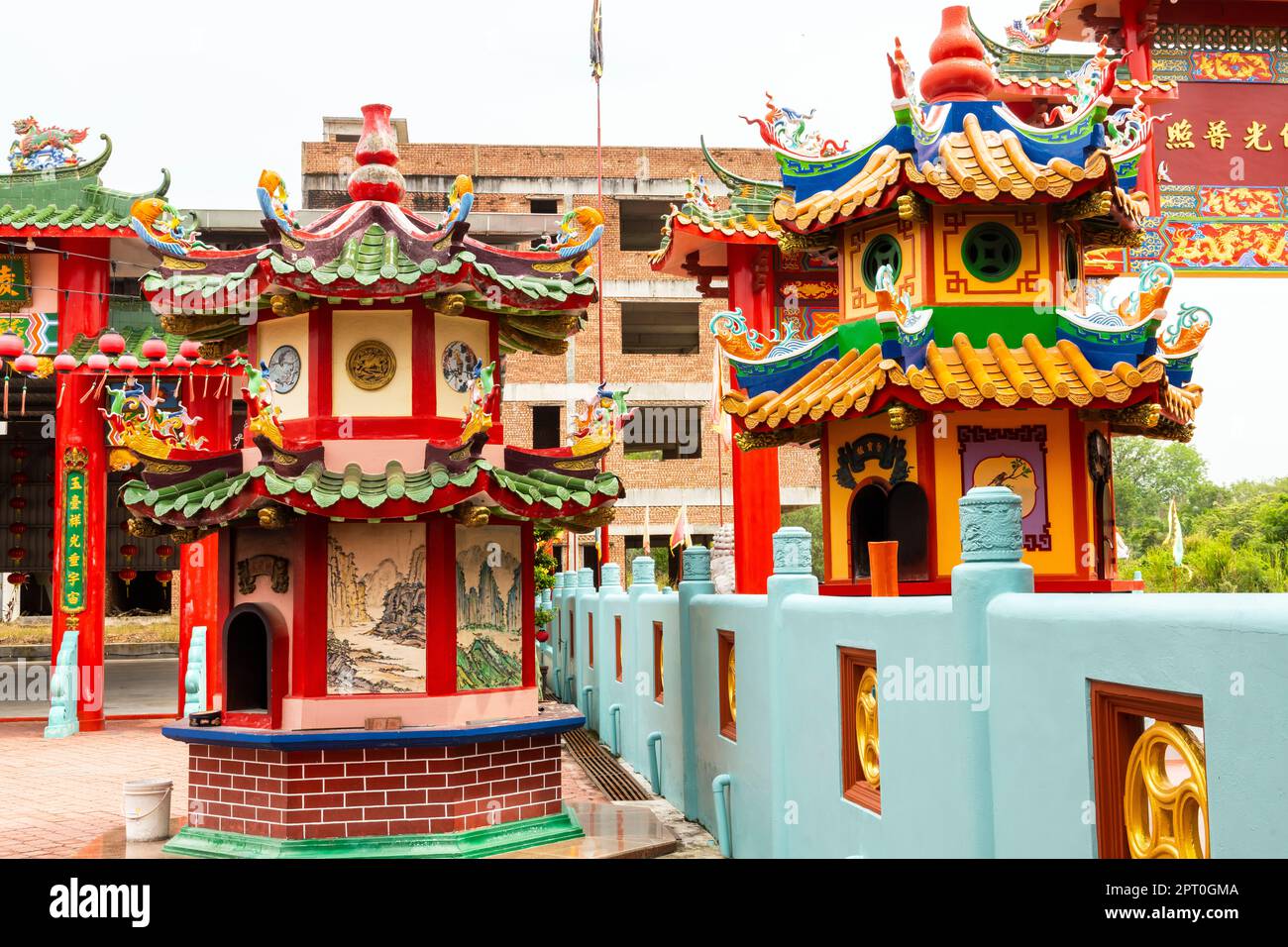 Temple Village at Pengerang Johor. Peninsular Malaysia.This is the ...
