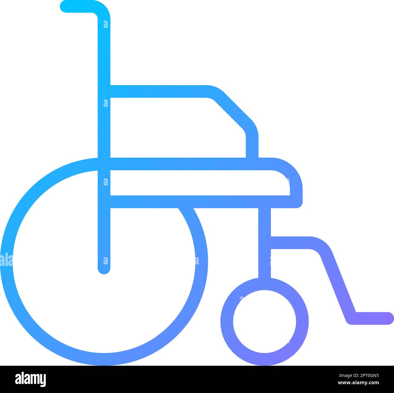 Wheelchair pixel perfect gradient linear vector icon Stock Vector Image & Art - Alamy