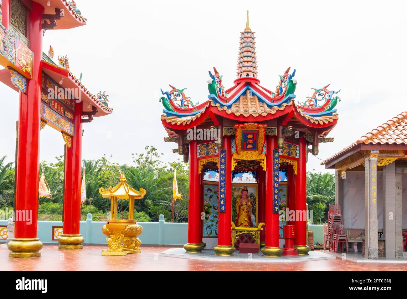 Temple Village at Pengerang Johor. Peninsular Malaysia.This is the ...