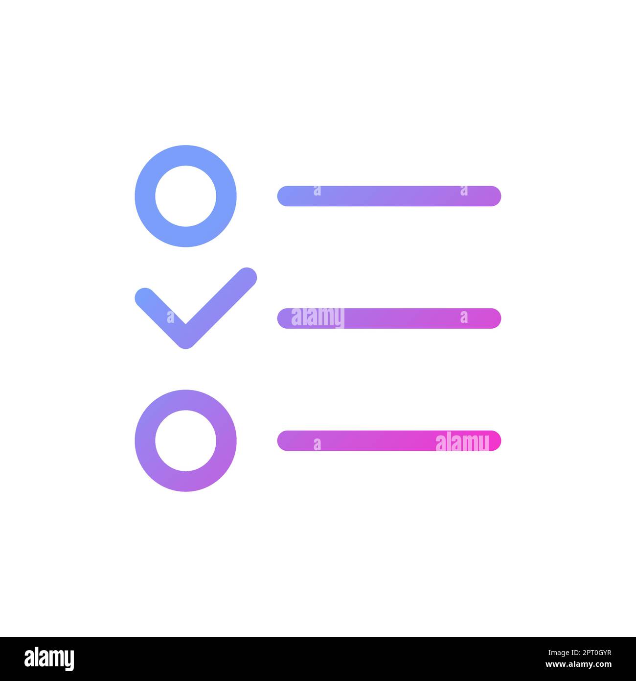 Checkbox purple tick Stock Vector Images - Alamy