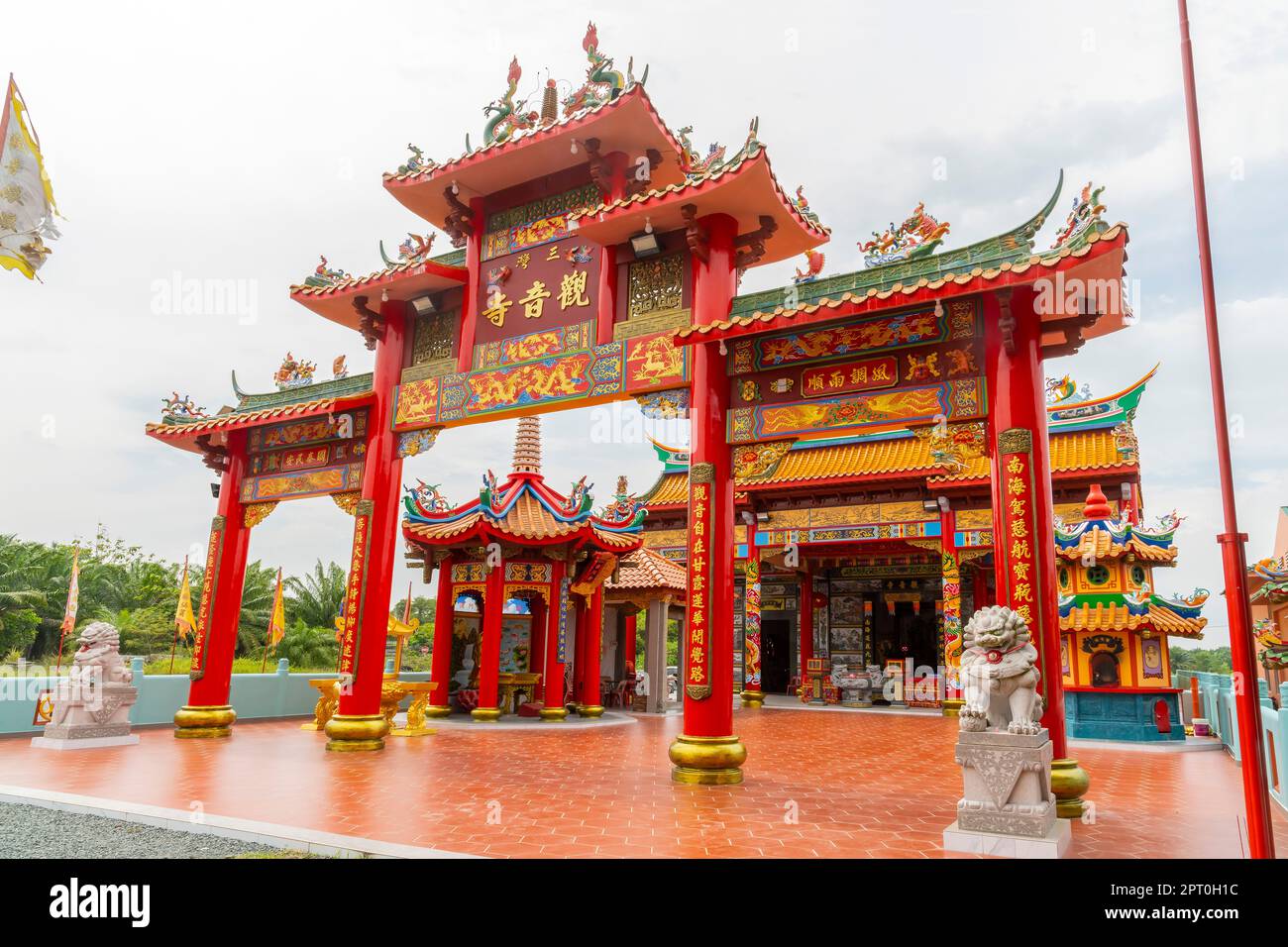 Temple Village at Pengerang Johor. Peninsular Malaysia.This is the ...