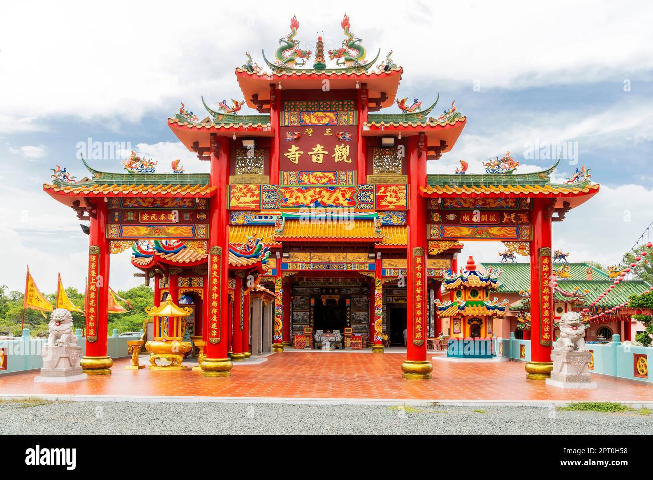 Temple Village at Pengerang Johor. Peninsular Malaysia.This is the ...