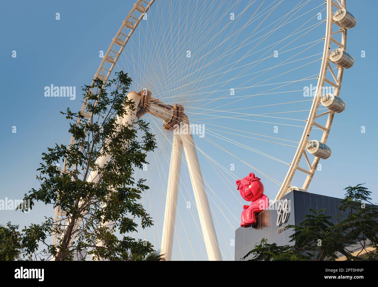 Dubai, United Arab Emirates, March 26, 2023: sunset view of tallest ...
