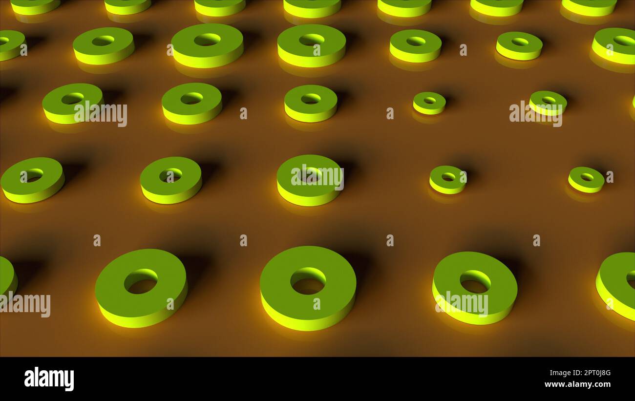 3d circles. Computer generated 3d render Stock Photo - Alamy