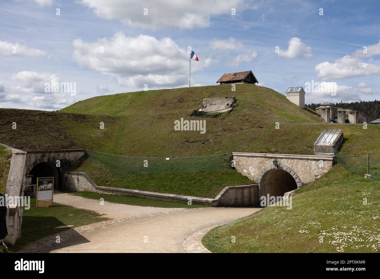 La Cluze Et Mijoux, France. 27th Apr, 2023. View of the castle as ...