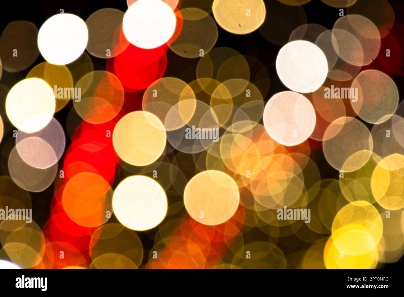 Abstract colorful bokeh light effects on the night black background texture Stock Photo - Alamy