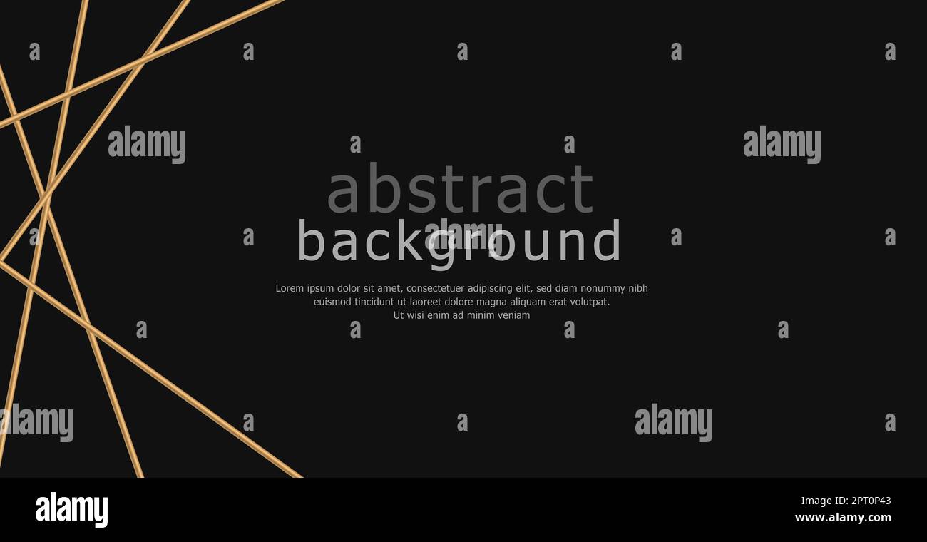 Modern geometric luxury web card template for business or presentation ...