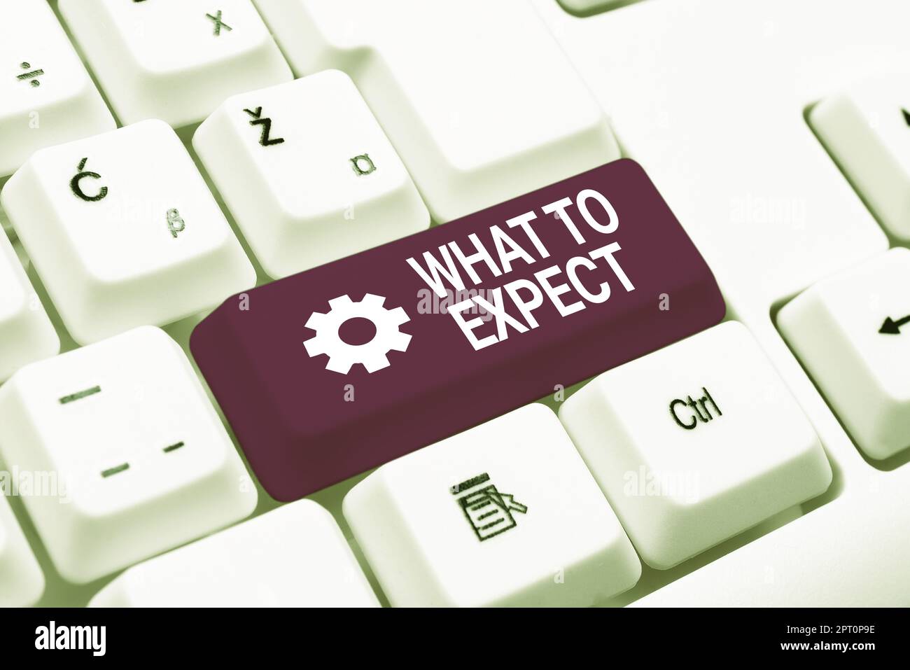 Text sign showing What To ExpectConfusion about the belief of what will ...