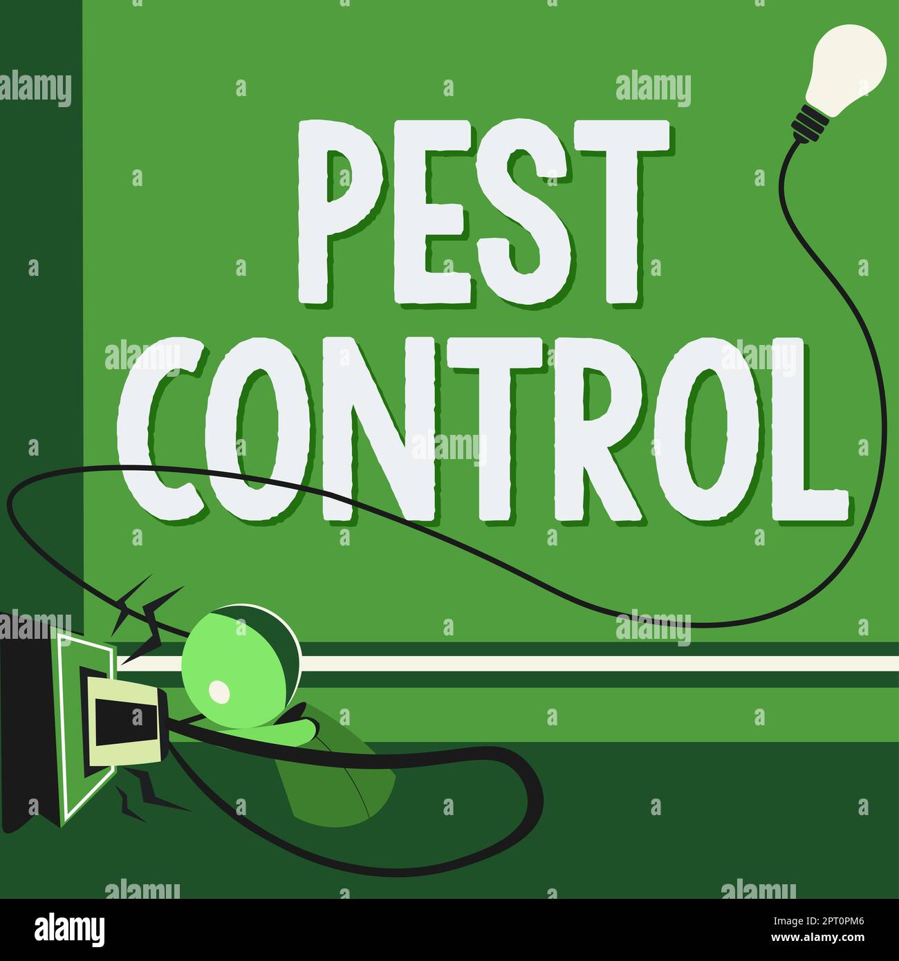 Text caption presenting Pest Control, Business approach Killing ...