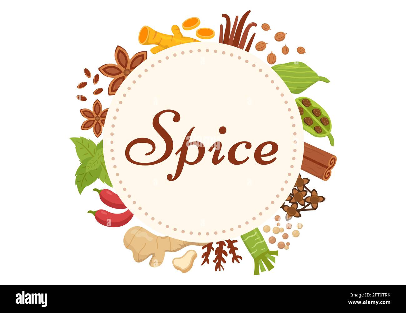 Spice Shop with Different Hot Spices, Condiment, Exotic Fresh Seasoning ...