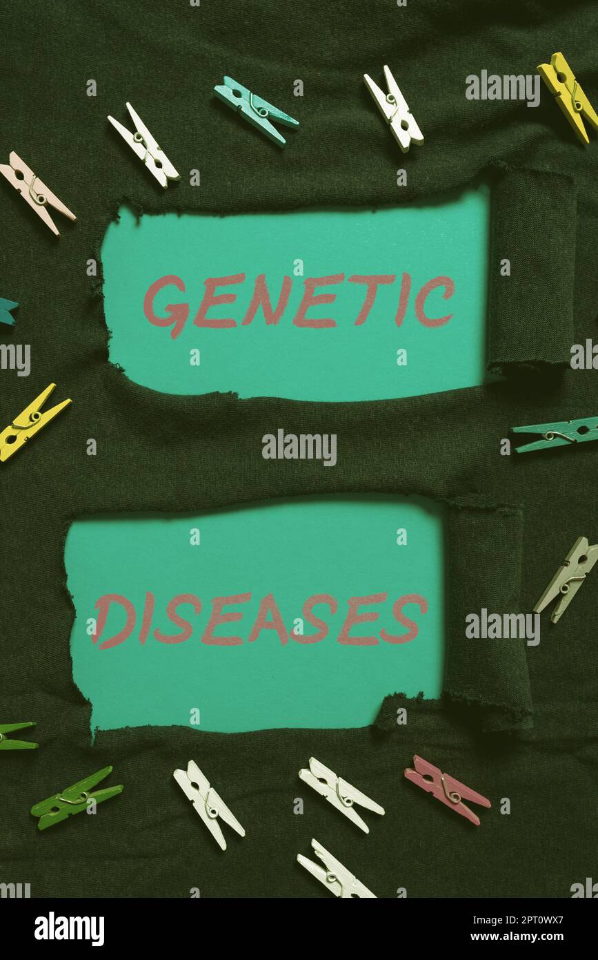 Writing displaying text Genetic Diseases, Word Written on disease ...