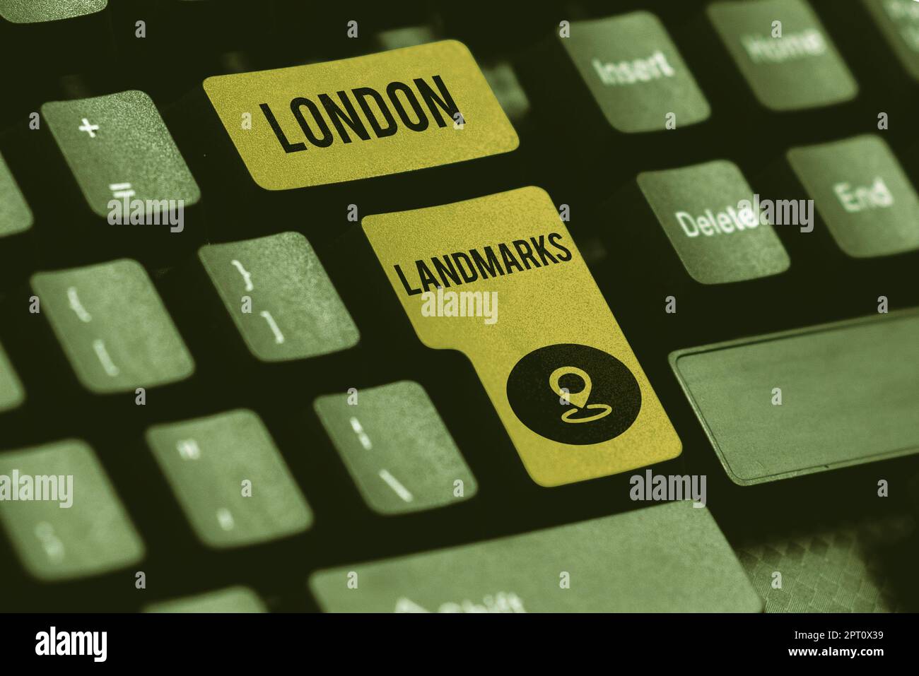 Conceptual display London Landmarks, Internet Concept most iconic ...