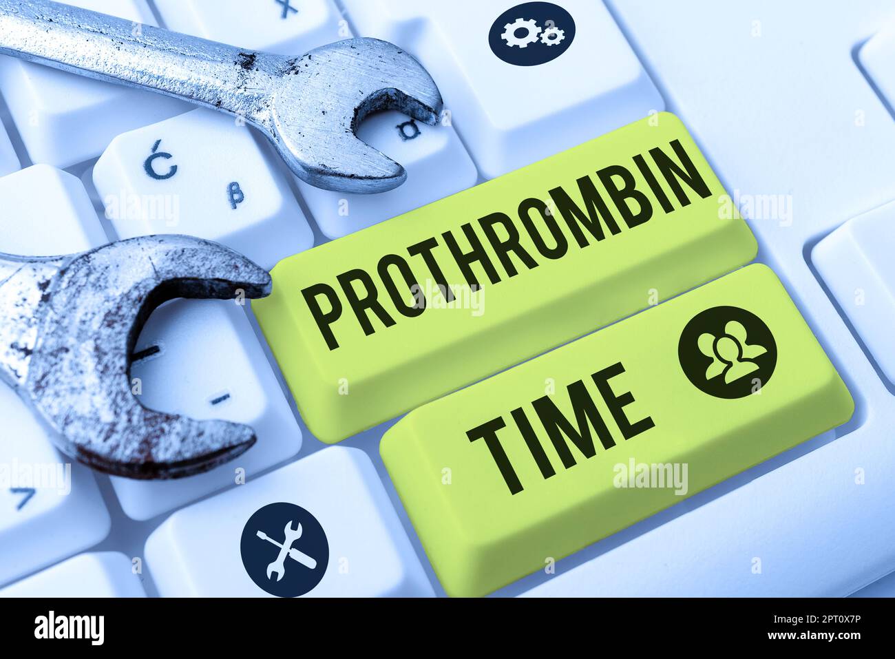 Handwriting text Prothrombin Time, Business approach evaluate your ...