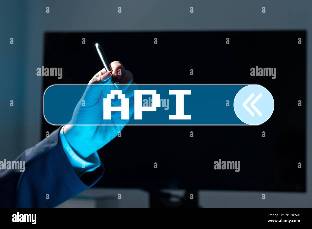 Sign Displaying Api Word Written On Set Of Routines Protocols And Tools For Building Software
