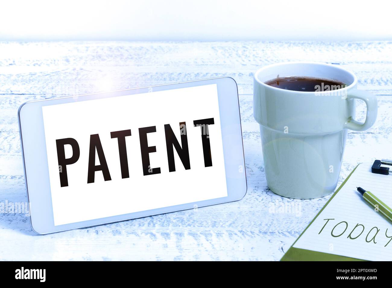Text caption presenting Patent, Conceptual photo intellectualproperty ...