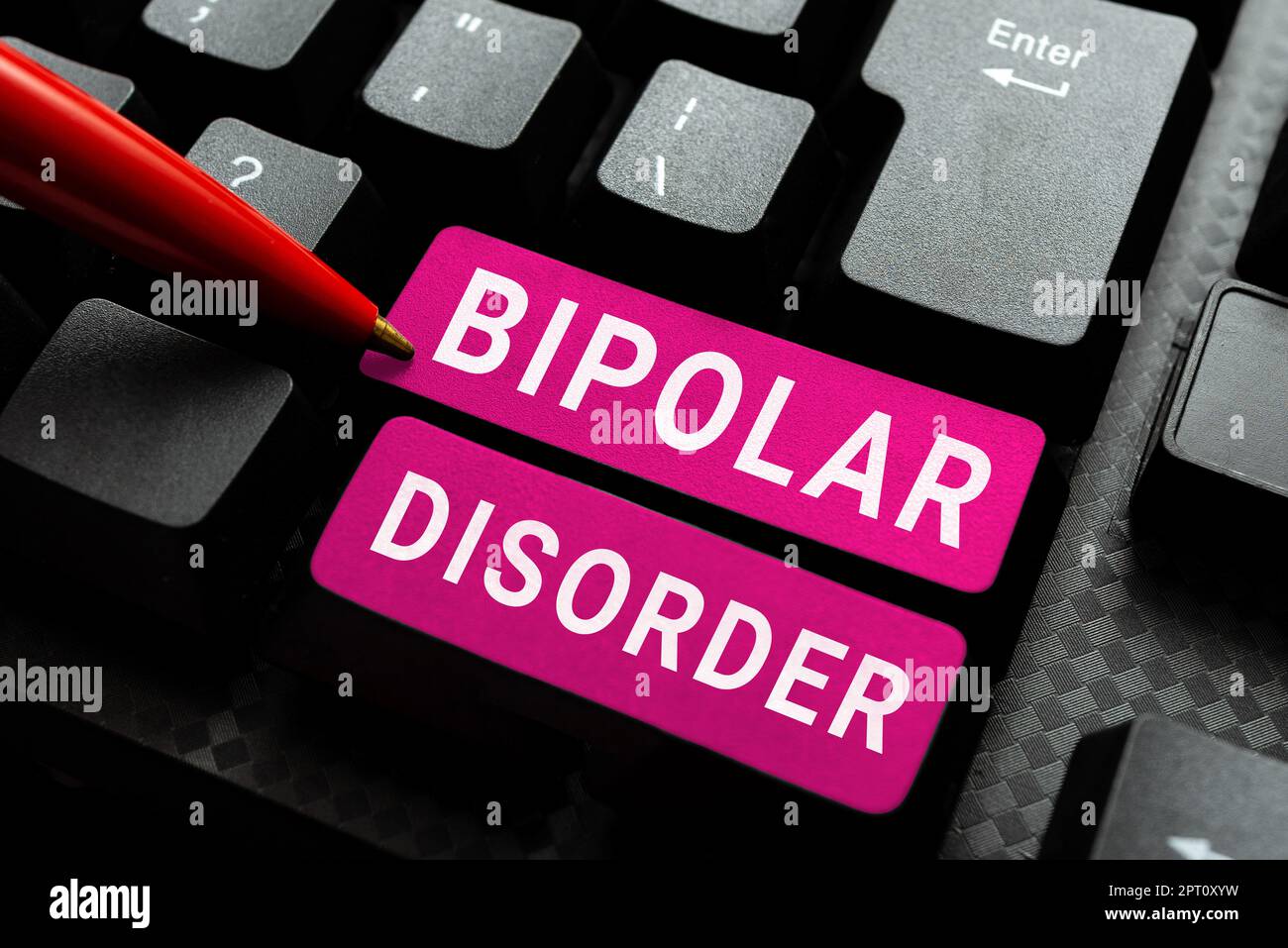 Text showing inspiration Bipolar Disorder, Word Written on mental ...