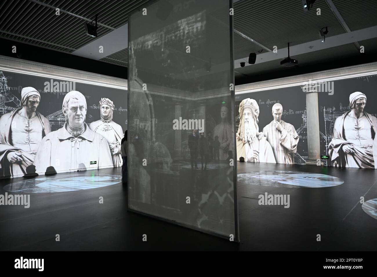 Beijing, China. 26th Apr, 2023. Visitors are seen at the Self-Portrait ...