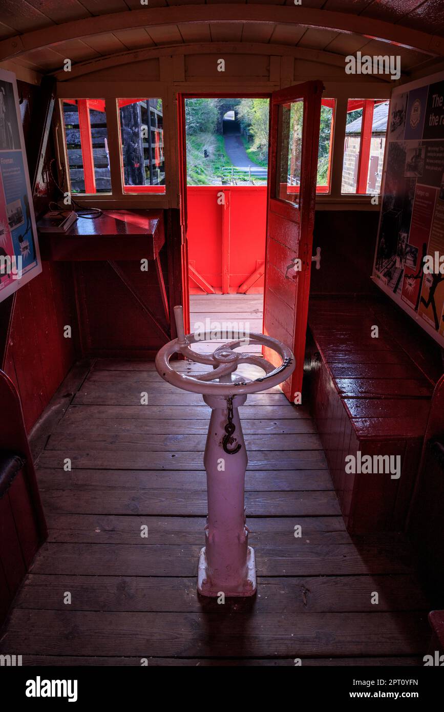 Inside the Brake Vans at High Peak Junction on the Cromford Canal ...