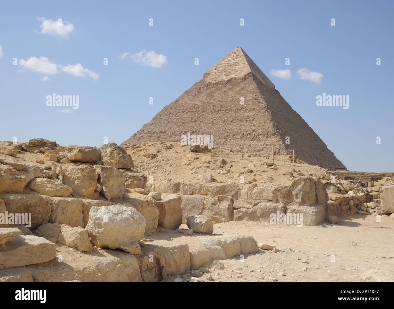 The Pyramids at Giza, Egypt Stock Photo - Alamy