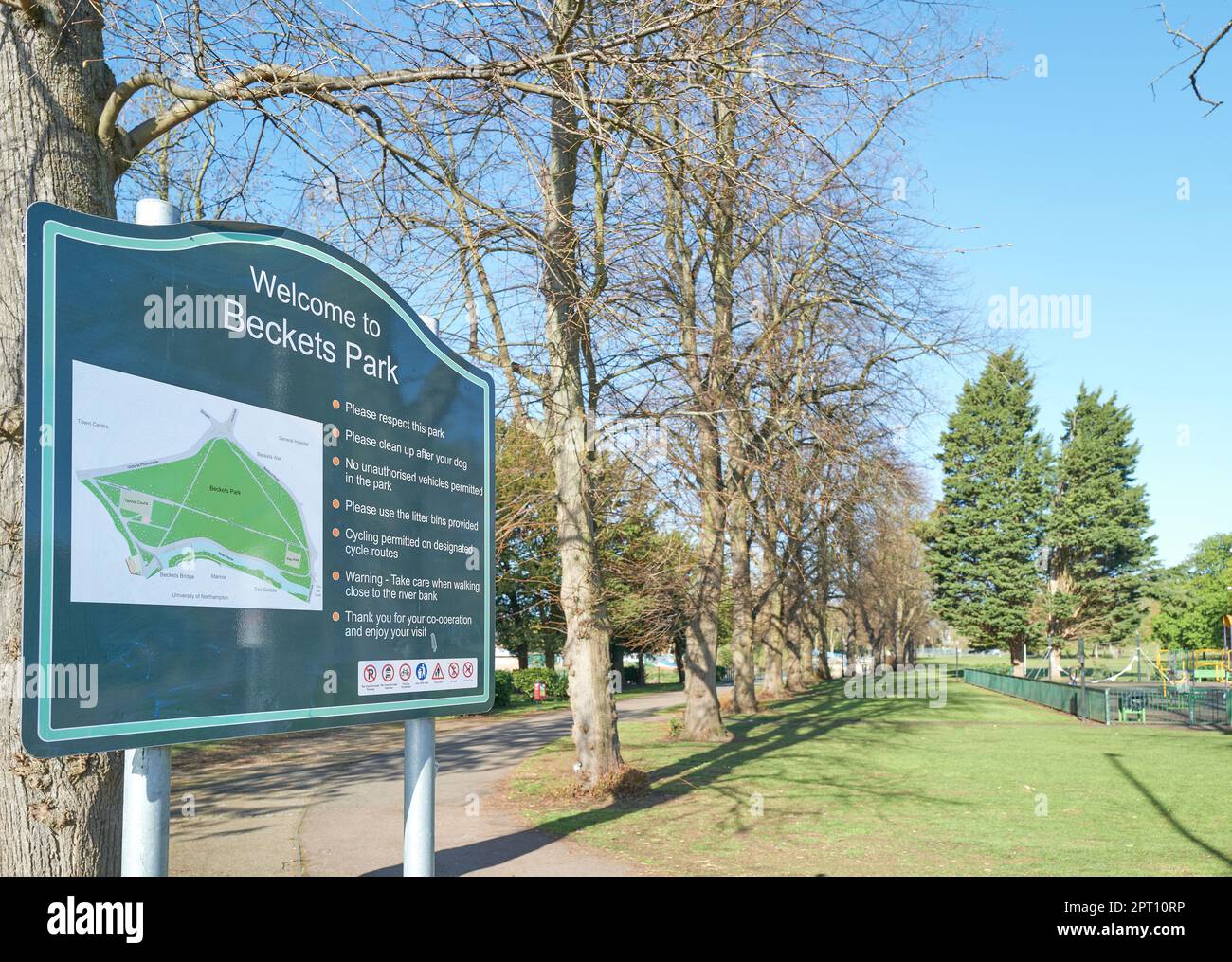 Beckets Park, Northampton, England Stock Photo - Alamy