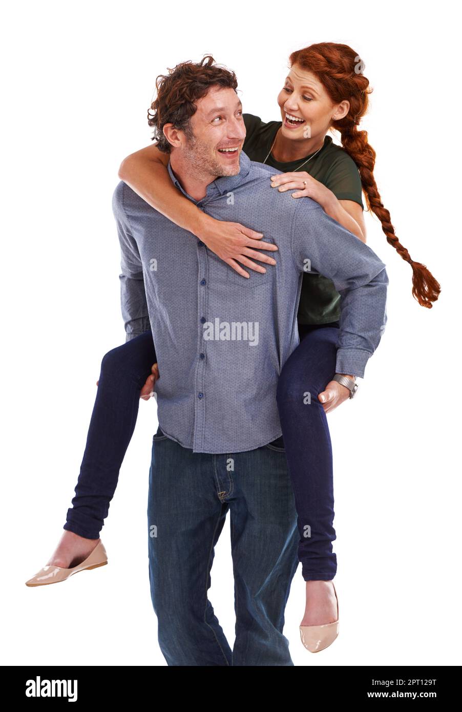 Beautiful sparkling love. Studio shot of a handsome man giving his ...