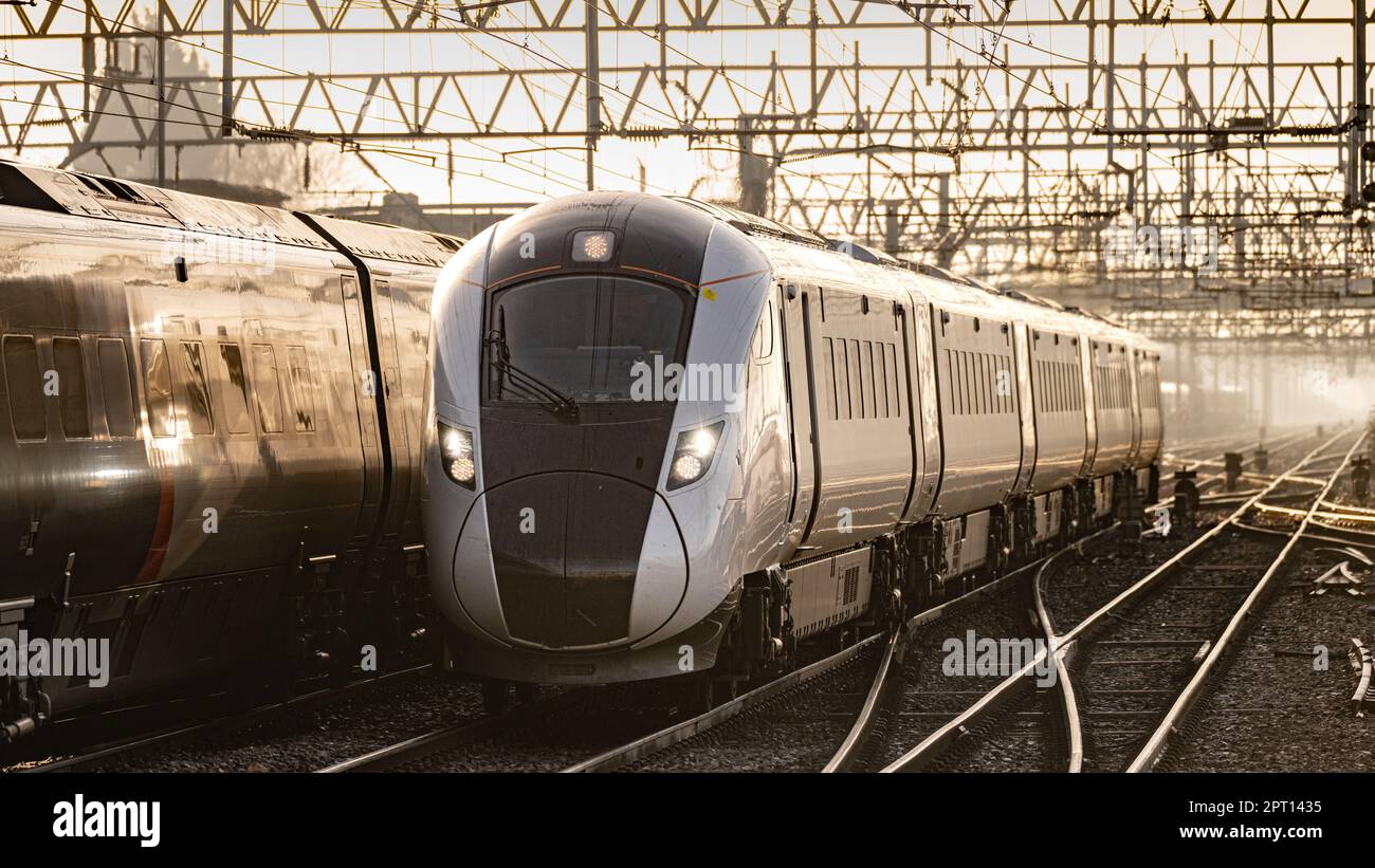 Rail hitachi hi-res stock photography and images - Alamy