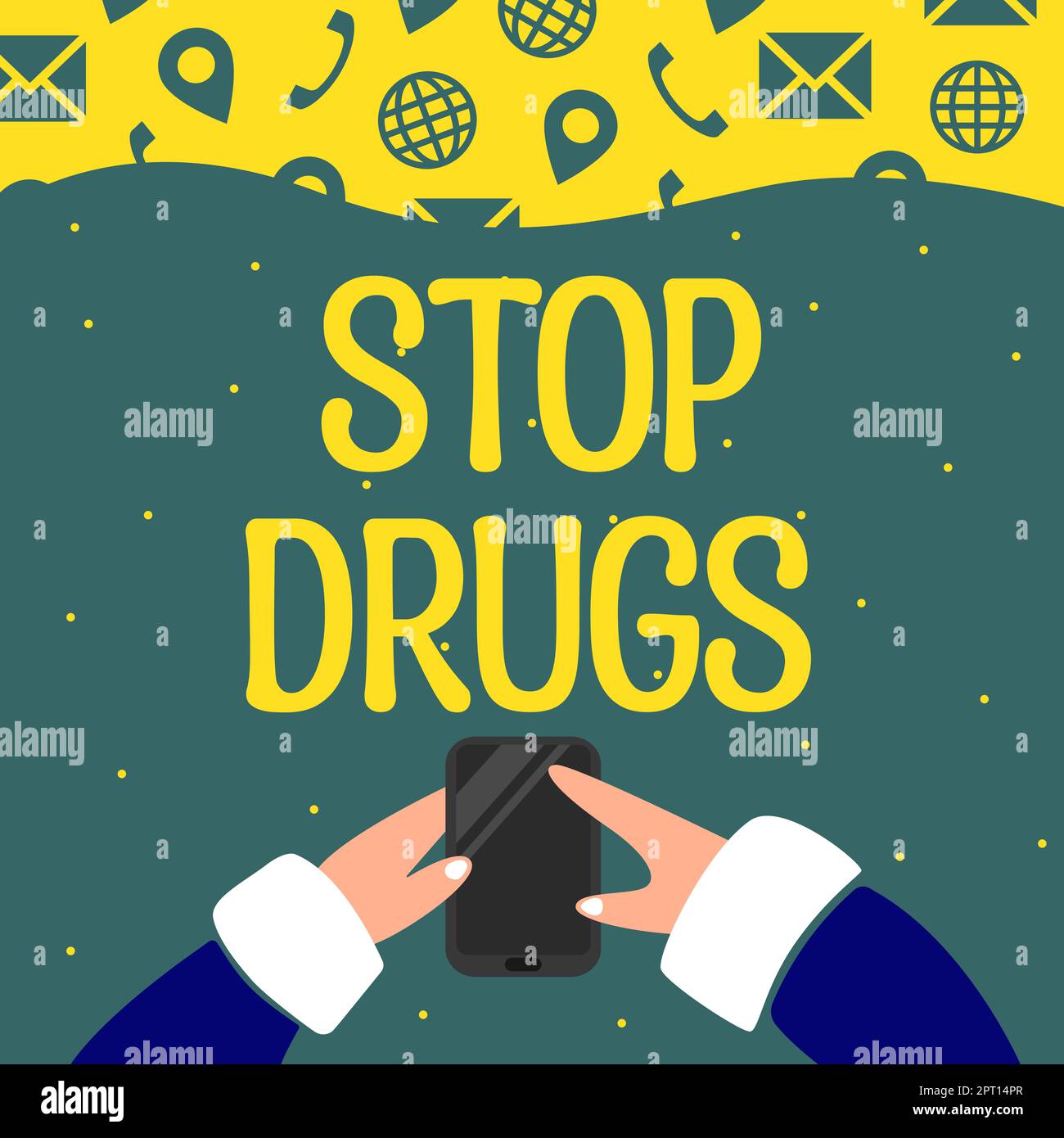 Inspiration showing sign Stop Drugs, Conceptual photo put an end on the ...