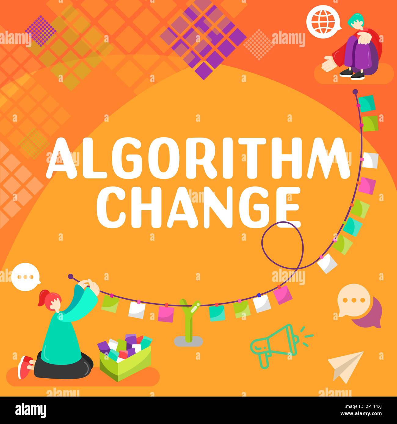 Handwriting text Algorithm Change, Business overview change in ...