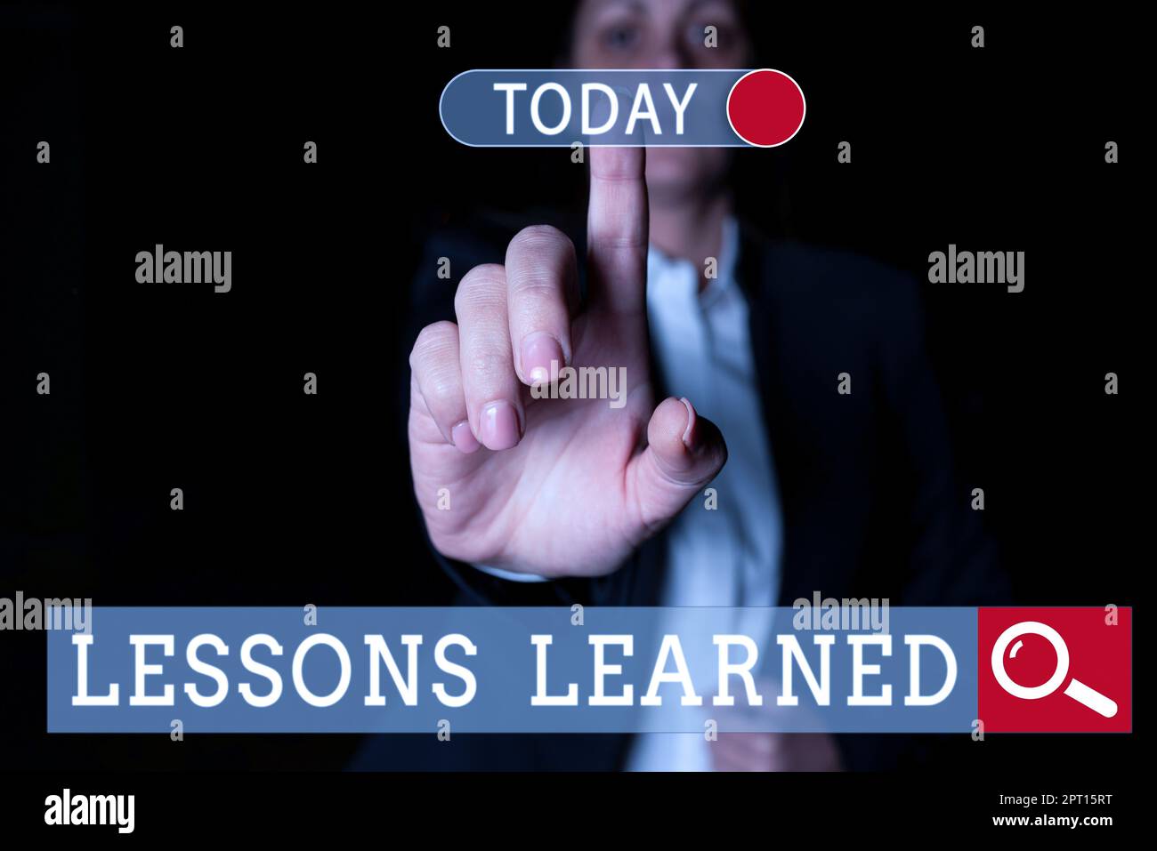 Handwriting text Lessons Learned, Business showcase experiences ...