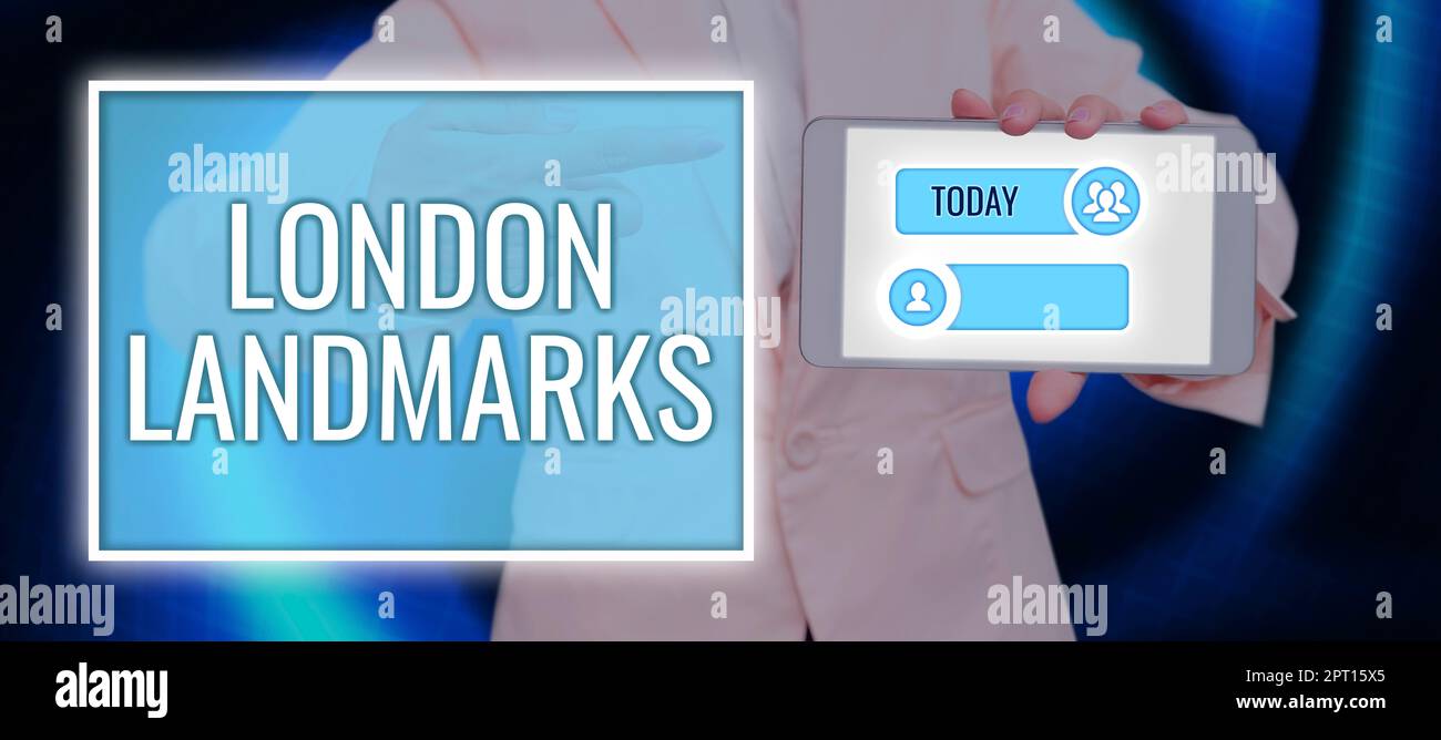 Text showing inspiration London Landmarks, Business showcase most ...