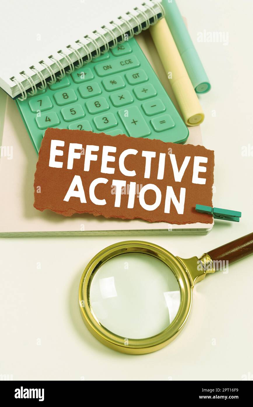 Effective action hi-res stock photography and images - Alamy
